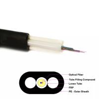 China 2F 4F 6F 12F FTTH Flat Drop Cable Aerial Fiber Cable G657A PE Toneable Cable for sale