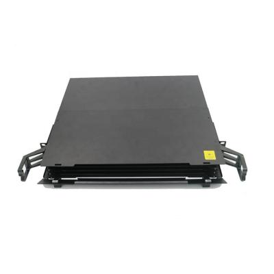 China 144 Fibers 1U UHD MPO Patch Panel Optical Distribution Frame Up to 12 Modules ODF for sale