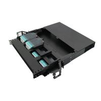 China 144 Fibers 1U UHD MPO Patch Panel Optical Distribution Frame Up to 12 Modules ODF for sale