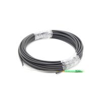 China FTTH Outdoor Fiber Optic Pigtail LC APC 4.5mm Double Jackets CCA LSZH Simplex for sale