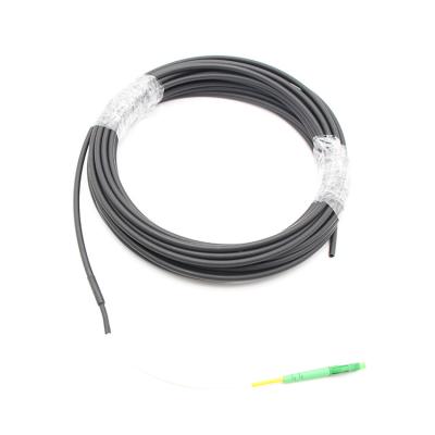 China FTTH Outdoor Fiber Optic Pigtail LC APC 4.5mm Double Jackets CCA LSZH Simplex for sale