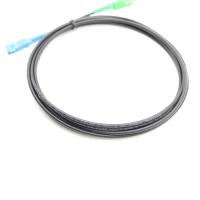 China FTTH Outdoor Fiber Optic Patch Cables SC APC-SC UPC 3.5mm G657B3 LSZH Black for sale