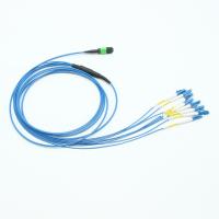 China SENKO Optical Fiber Patch Cord Standard Loss SM G657A MPO-LC UPC Fanout 2.0mm Fiber Optic Trunk Cable for sale