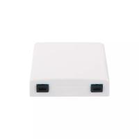 China Fiber Termination Box 2 Ports SC Simplex / LC Duplex Adapter Wall Plate 2F Fiber Face Plate Socket for sale