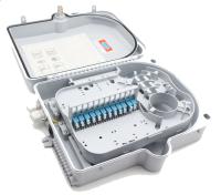 China 24 Cores 2 Port Fiber Distribution Box With Plc Splitter Pigtail And Adapter FDB for sale