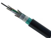 China Steel Tape Layer Loose Tube GYTS Outdoor Fiber Cable Single Mode G652 Multi Mode for sale