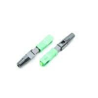 China Fiber Optic Fast Connector SC APC UPC Quick Connector For FTTH Drop Cable field termination for sale