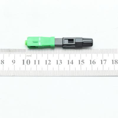 China Fiber Optic Fast Connector SC APC UPC Quick Connector For FTTH Drop Cable field termination for sale