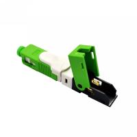 China ESC250D FTTH Optical Fiber Fast Connector SC APC SX 9 / 125μm Field Assembly Quick Connector for sale