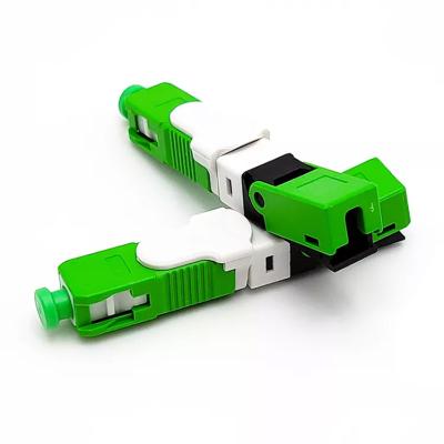 China ESC250D FTTH Optical Fiber Fast Connector SC APC SX 9 / 125μm Field Assembly Quick Connector for sale