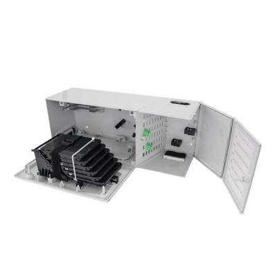 China Fiber Optic  Distribution cabinet –FDH48A IP30 Max:48 Splices + 48 SCAPC Adapters for sale