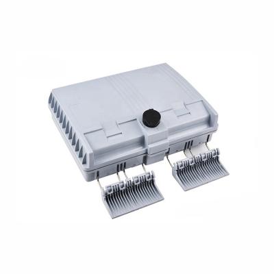 China 12 Cores Fiber Termination Box Wall Mounted Fiber Distribution Box Outdoor Lockable IP55 ABS Material for sale