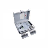 China 12 Cores Fiber Termination Box Wall Mounted Fiber Distribution Box Outdoor Lockable IP55 ABS Material for sale