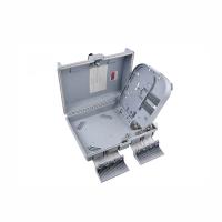 China 12 Cores Fiber Termination Box Wall Mounted Fiber Distribution Box Outdoor Lockable IP55 ABS Material for sale