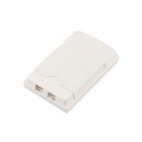 China 2 Port Fiber Face Plate IP45 FTTH Indoor Wall Mounted 2 Port FTTH Fiber Socket with adapter pigtail for sale