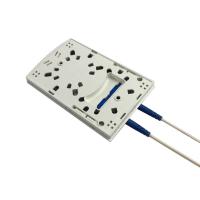 China 2 Port Fiber Face Plate IP45 FTTH Indoor Wall Mounted 2 Port FTTH Fiber Socket with adapter pigtail for sale