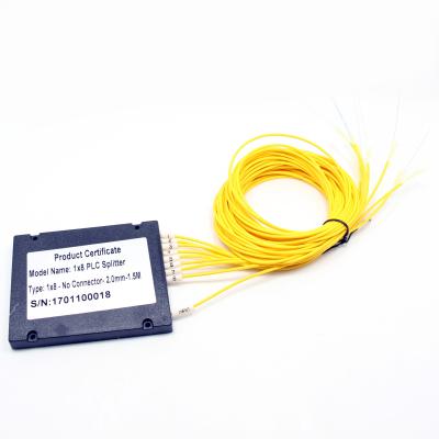 China Single Mode Fiber PLC Splitter-ABS Cassette type G657A1 Fiber PLC  Splitter-ABS Cassette type for sale