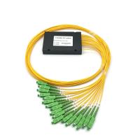 China Single Mode Fiber PLC Splitter-ABS Cassette type G657A1 Fiber PLC  Splitter-ABS Cassette type for sale