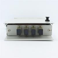 China Metal Shell Grey Fiber Optic Termination Box for sale