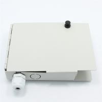 China Metal Shell Grey Fiber Optic Termination Box for sale