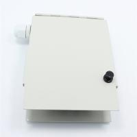 China Metal Shell Grey Fiber Optic Termination Box for sale