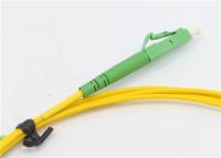 China 100% Clean No Dust Fibre Optic Patch Leads LC APC - SC APC SM 9 / 125 Simplex 2mm 3M for sale