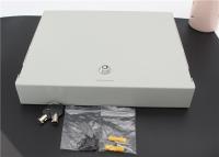 China Grey SC 24F Fiber Terminal Box Metal Shell Wall Mount Fiber Enclosure for sale