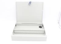 China Grey SC 24F Fiber Terminal Box Metal Shell Wall Mount Fiber Enclosure for sale