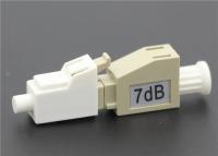 China LC 7dB MM 850/1310nm Fiber Optic Attenuator for sale