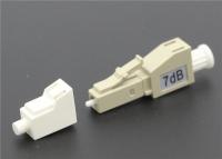 China LC 7dB MM 850/1310nm Fiber Optic Attenuator for sale