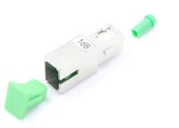 China SC APC 1dB SM Fiber Optic Attenuator , Low Insertion Loss Single Mode Fiber Attenuator for sale