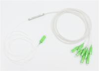China Small Size Fiber Optic PLC Splitter , PLC Splitter 1x8 With SC APC Connector for sale