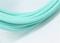 China 2mm LSZH Aqua Fiber Optic Cable OM3 8F Multimode Fiber Breakout Cable for sale