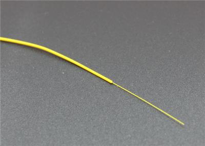 China Loose Buffer Yellow Indoor Fiber Cable Flame Retardant SM 9/125 0.9mm Light Weight for sale