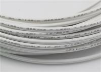 China Butterfly Flat White Indoor Fiber Drop Cable for sale