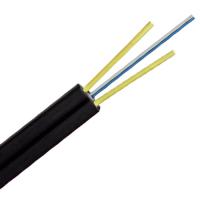China Anti - Corrosion 3*2mm Indoor Fiber Cable , Butterfly Flat Ivory Fiber Drop Cable for sale