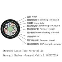 China High Anti - Tensility Outdoor Fiber Optic Cable PSP Enhancing Moisture - Proof for sale
