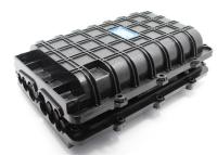 China H002 Inline Type 6 Port Fiber Optic Closure , 8mm~20mm Cable Fiber Joint Enclosure for sale