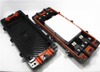 China Black Plastic Fiber Optic Closure , H011 Inline Type 4 Port Joint Closure Fiber Optic for sale