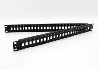 China Small Dimension Fiber Optic Distribution Panel 1U 8/12/24/32 Ports With 1.5mm CRS for sale