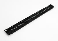 China Small Dimension Fiber Optic Distribution Panel 1U 8/12/24/32 Ports With 1.5mm CRS for sale