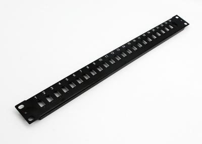 China Small Dimension Fiber Optic Distribution Panel 1U 8/12/24/32 Ports With 1.5mm CRS for sale