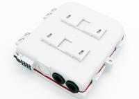 China 8 Cores Fiber Termination Box White Pole Mounted for sale
