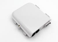 China 8 Cores Fiber Termination Box White Pole Mounted for sale