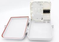 China 16 Cores White Fiber Termination Box , Fiber Distribution Box For PLC Splitter for sale