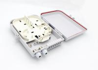 China 16 Cores White Fiber Termination Box , Fiber Distribution Box For PLC Splitter for sale