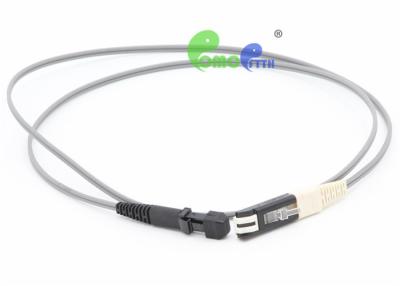 China MTRJ - VF45 OM2 Fiber Optic Patch Cord 5 Meters LSZH Beige PC To PC Polish for sale