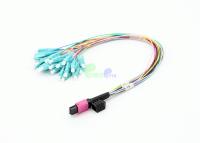 China 50 / 125 900um Ruggedized MPO Fanout Cable 24F With Wide Operating Temperature for sale