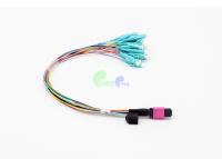 China 50 / 125 900um Ruggedized MPO Fanout Cable 24F With Wide Operating Temperature for sale