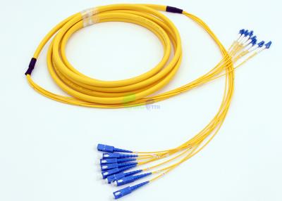 China IEC Grade B Level 8F Multimode Fiber Patch Cable for sale